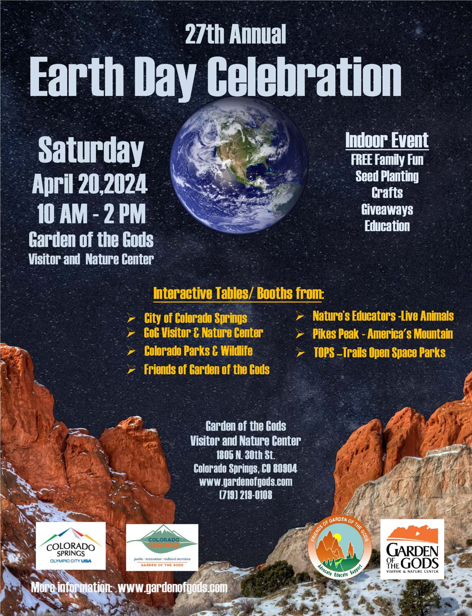 Earth Day Celebration at Garden of the Gods